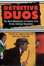DETECTIVE DUOS by Marcia Muller , Bill Pronzini | Kirkus Reviews